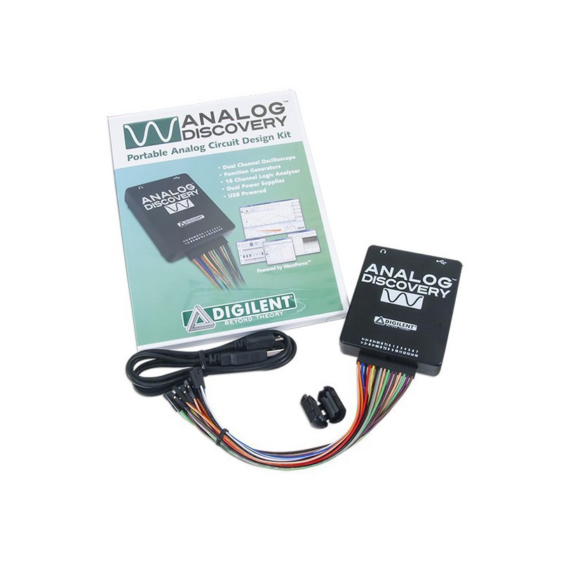Analog Discovery 100MS/S USB Oscilloscope & Logic Analyzer
